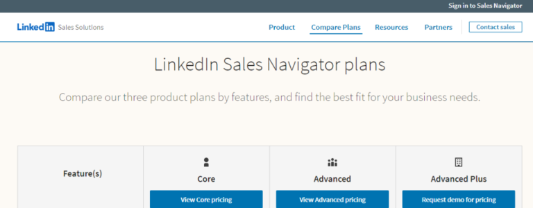 LinkedIn Sales Navigator Cost & Plans - Golden Leads